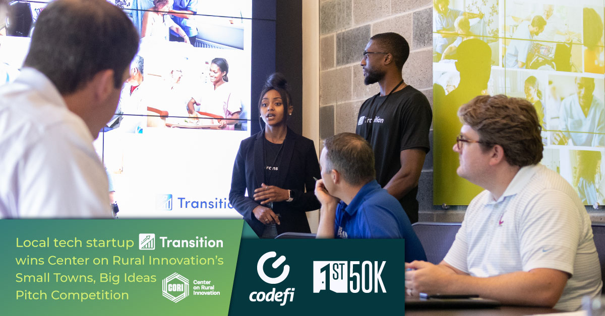 Codefi | Transition, Local Tech Startup, Wins the Center on Rural ...